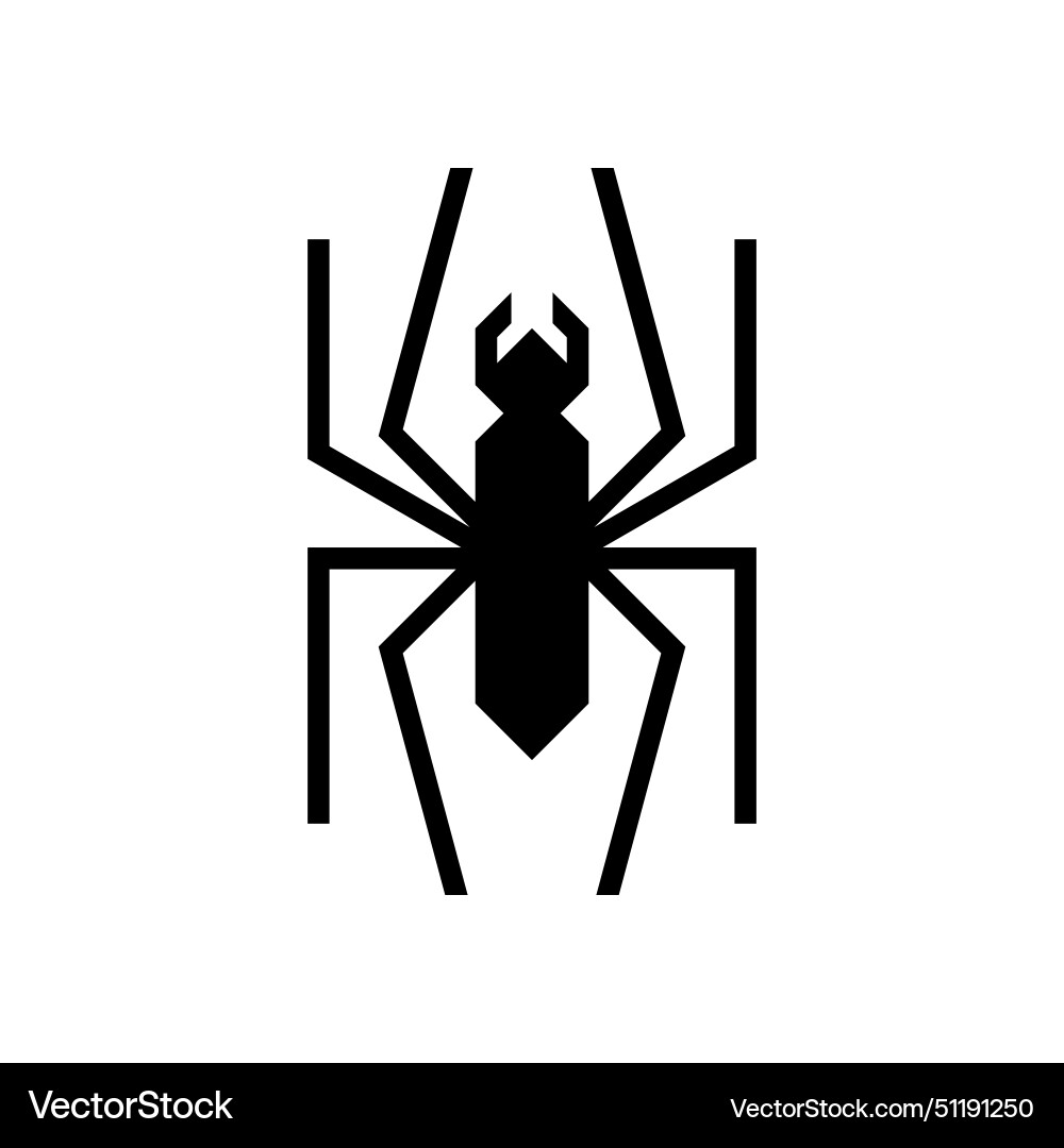 Spider logo Royalty Free Vector Image - VectorStock