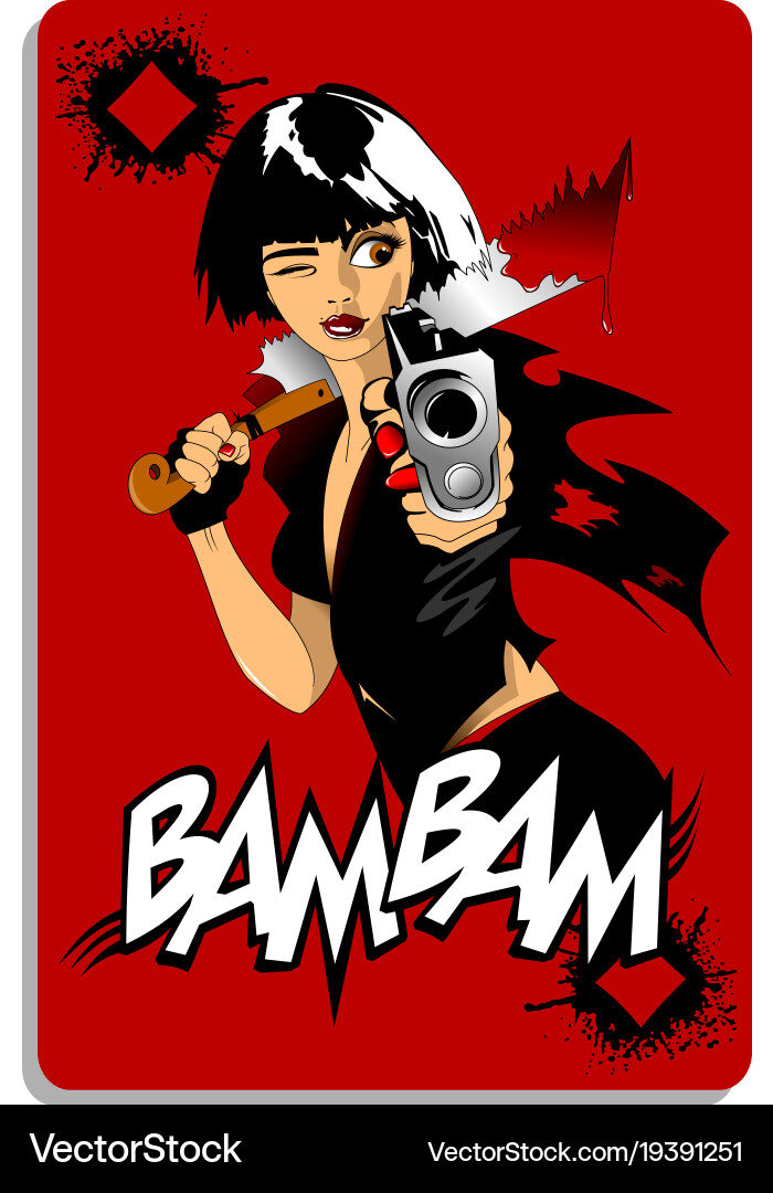 Red huntress (19391251) – Royalty-Free Vector | VectorStock