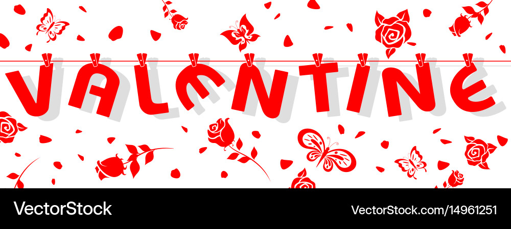Valentine Royalty Free Vector Image - VectorStock