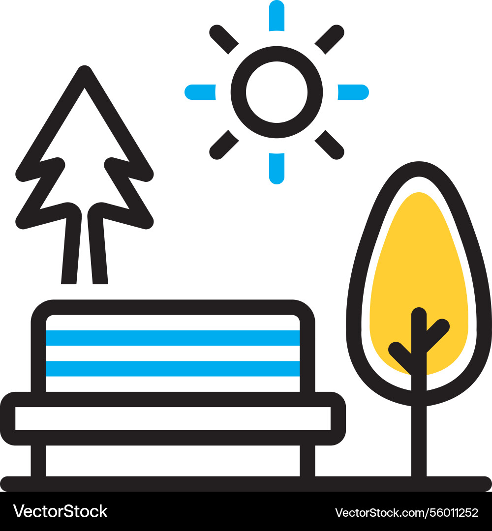 Garden Royalty Free Vector Image - VectorStock