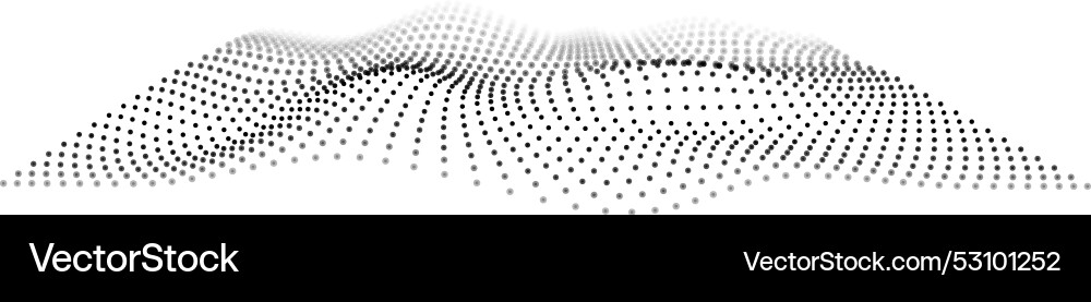 Mesh ground grid tech abstract futuristic Vector Image