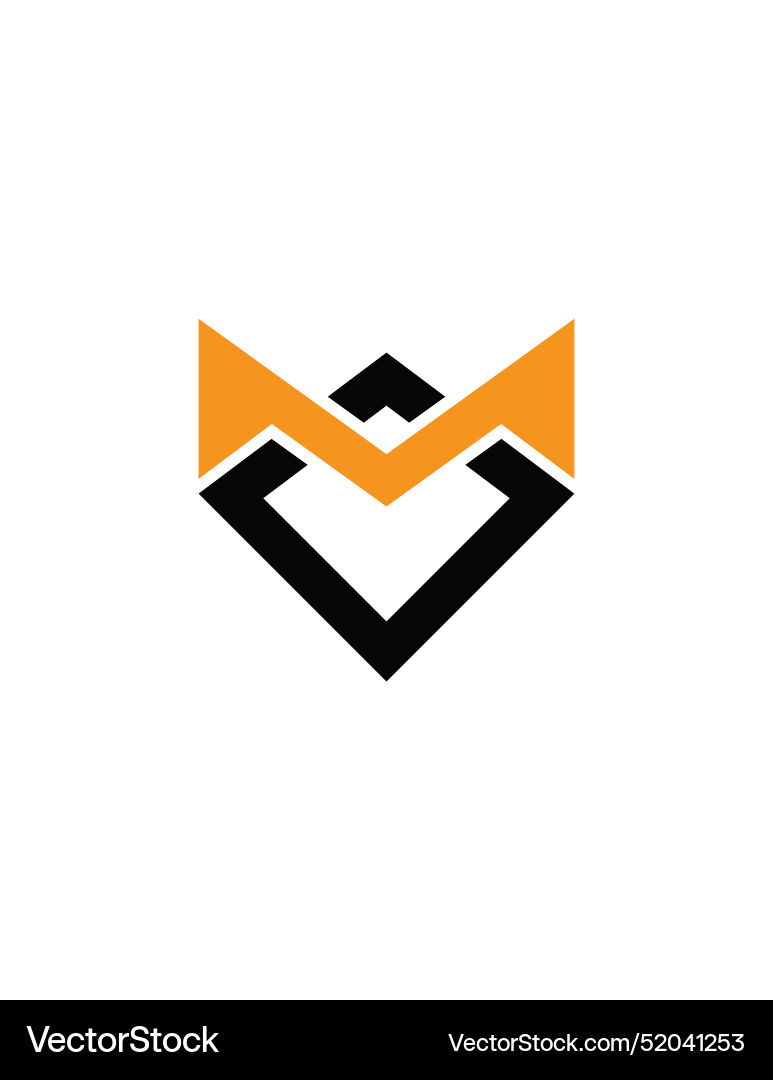 Fox logo fox emblem logo Royalty Free Vector Image