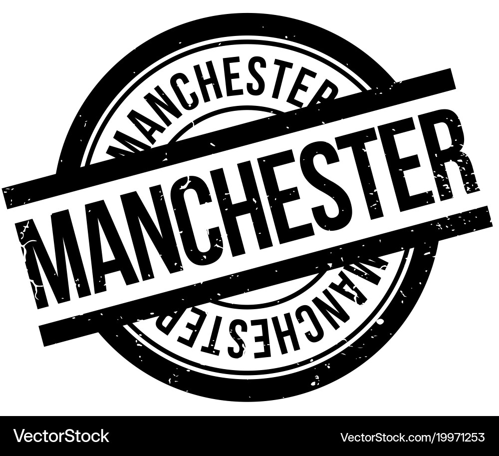 Manchester rubber stamp Royalty Free Vector Image