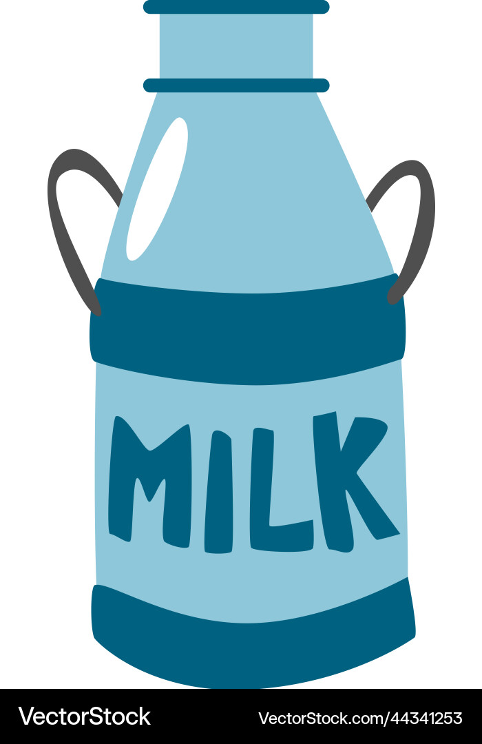 Milk can Royalty Free Vector Image - VectorStock