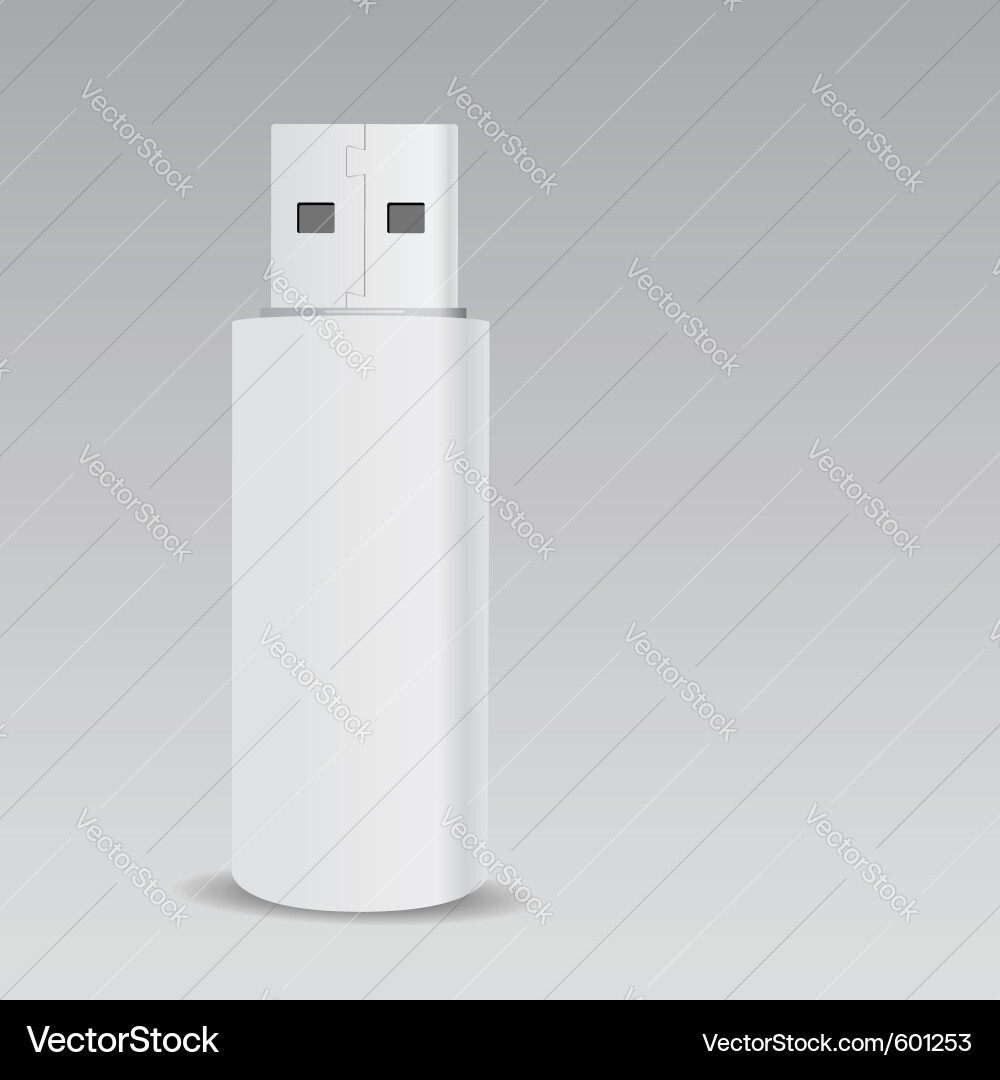 Usb flash drive Royalty Free Vector Image - VectorStock