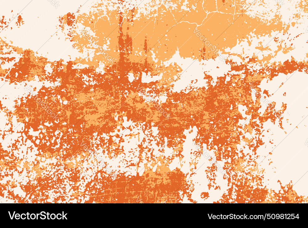 Orange grunge texture Royalty Free Vector Image