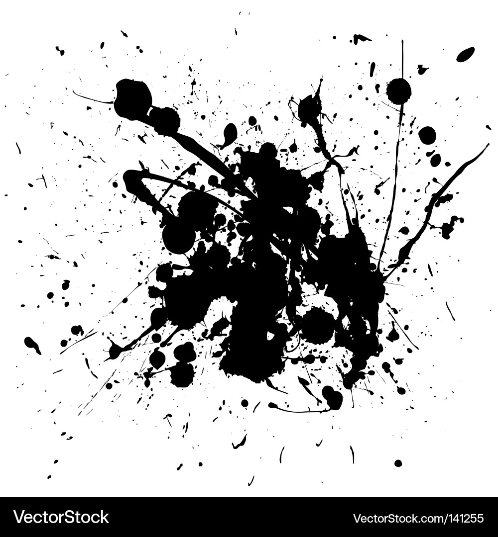 Ink splats Royalty Free Vector Image - VectorStock