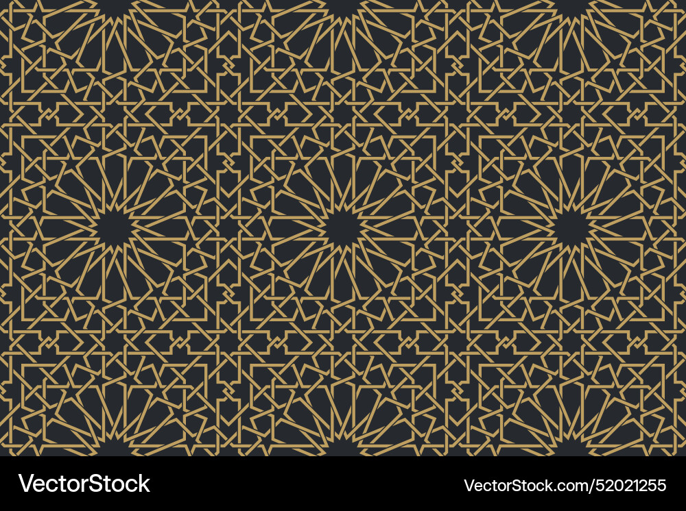 Seamless geometric pattern in authentic arabian Vector Image