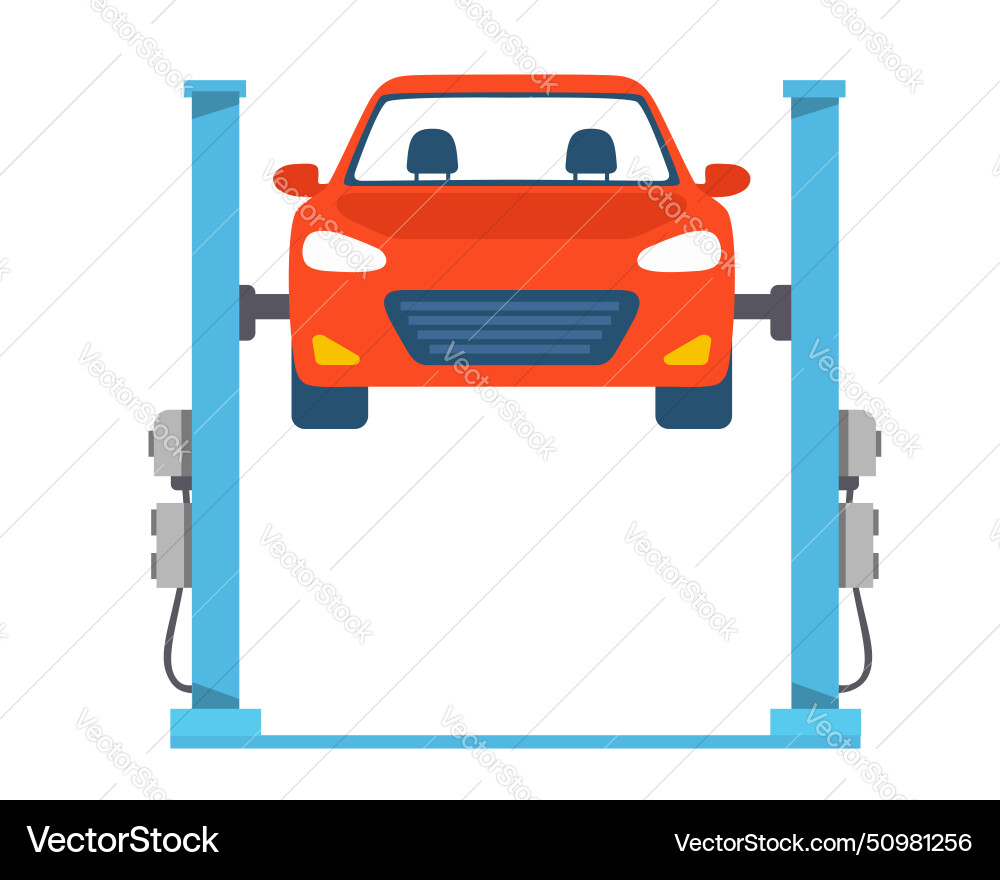 Auto repair service center Royalty Free Vector Image