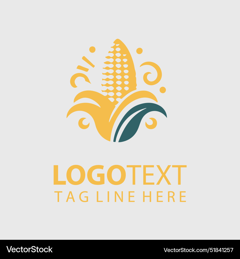 Corn logo Royalty Free Vector Image - VectorStock