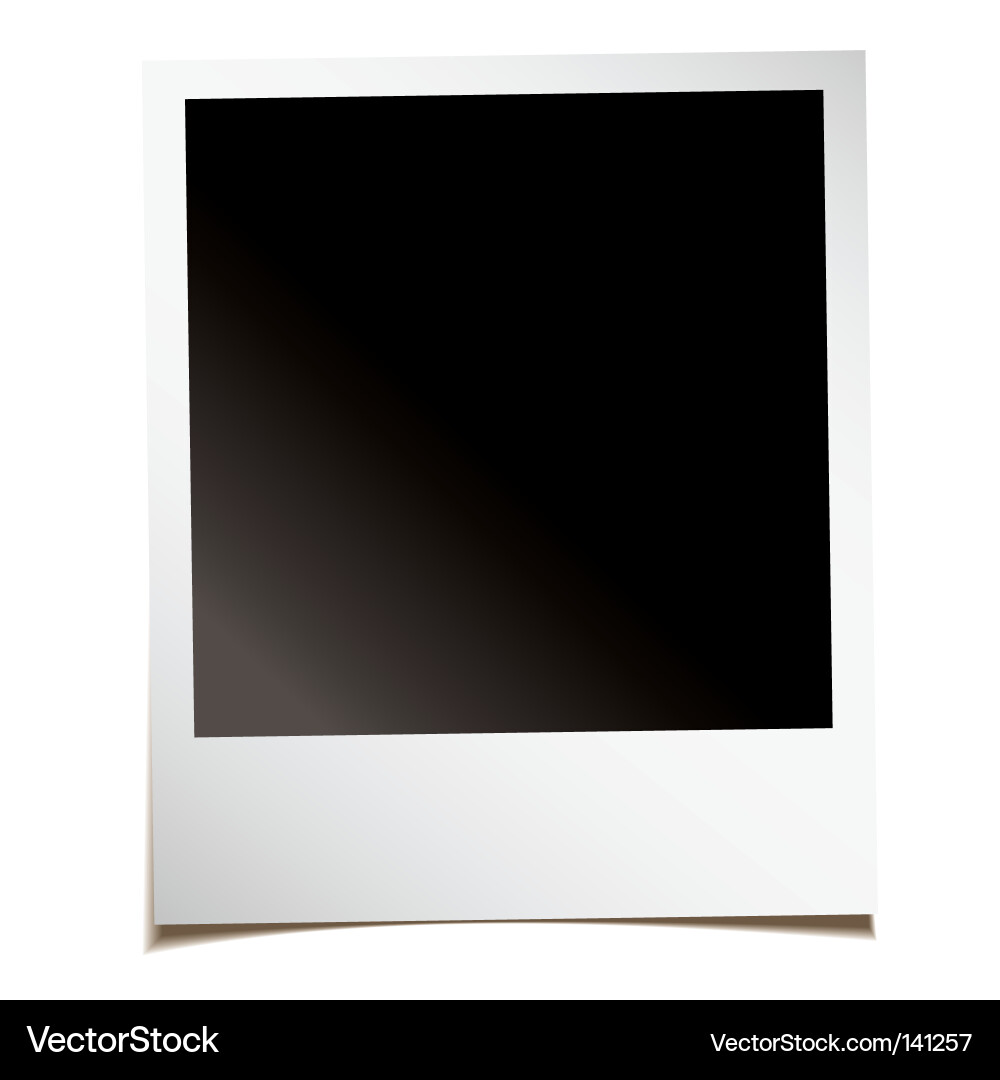 Polaroid frame Royalty Free Vector Image - VectorStock