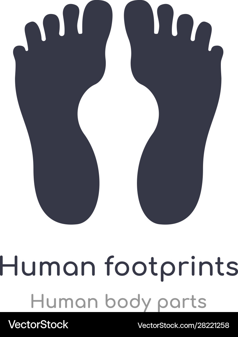 Human Footprint Outline