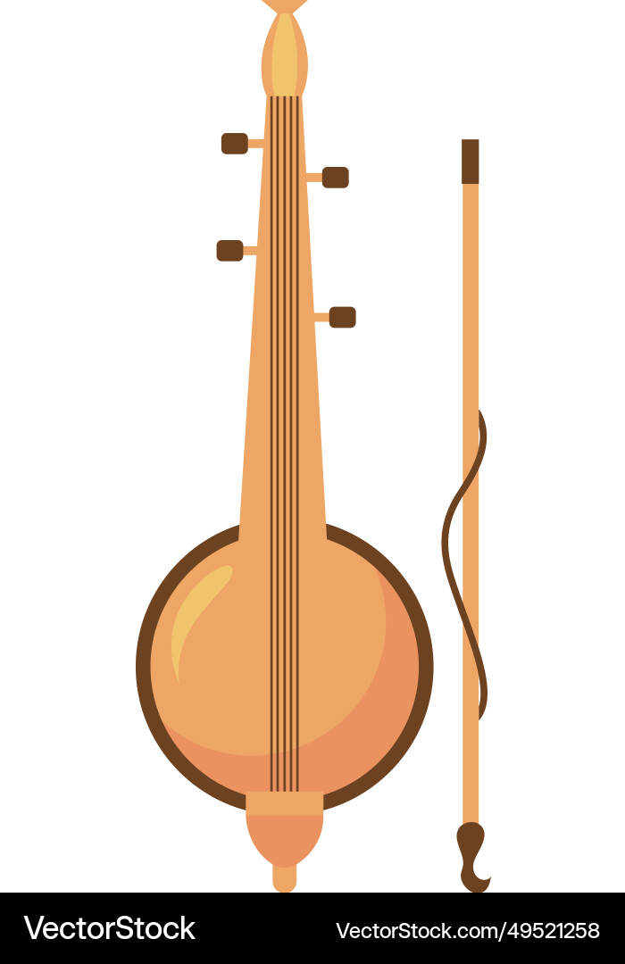 Indonesia rebab instrument Royalty Free Vector Image