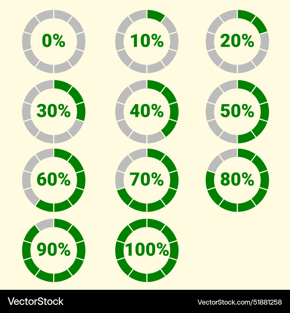 Percentage labels Royalty Free Vector Image - VectorStock