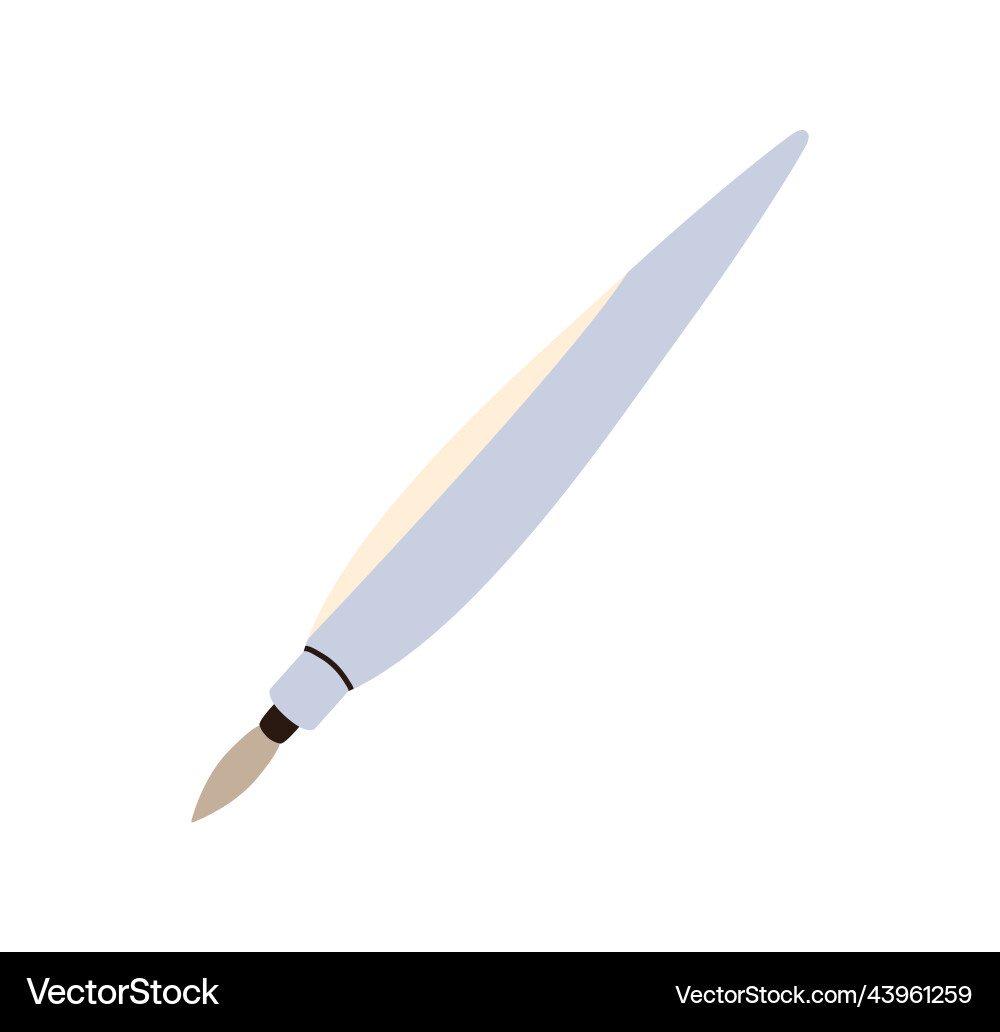Paintbrush art tool paint brush drawing Royalty Free Vector