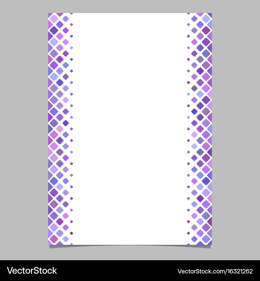 Brochure template from purple diagonal Royalty Free Vector