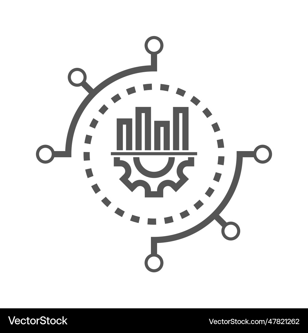 Data Analysis & Business Insights Royalty Free Vector
