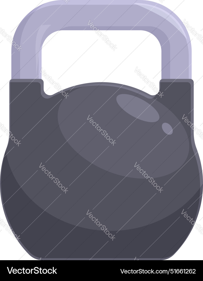 Heavy kettlebell is ready for a cross training Vector Image