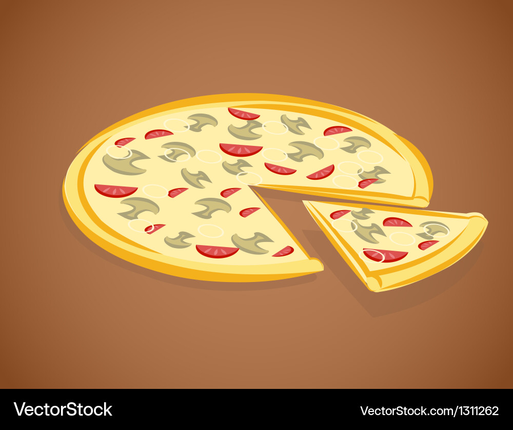 Pizza Royalty Free Vector Image - VectorStock