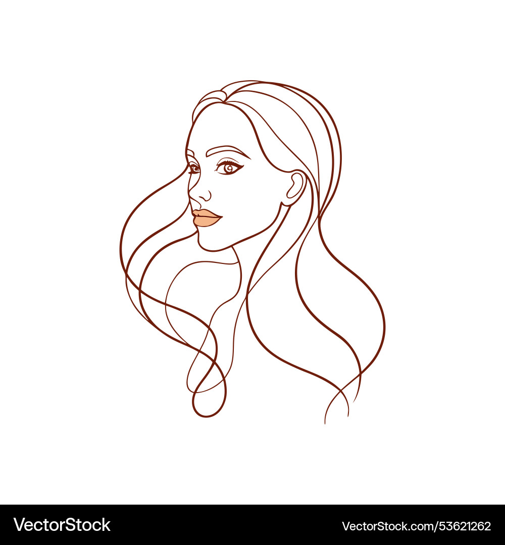 Single stroke art with soft pastel shapes Vector Image