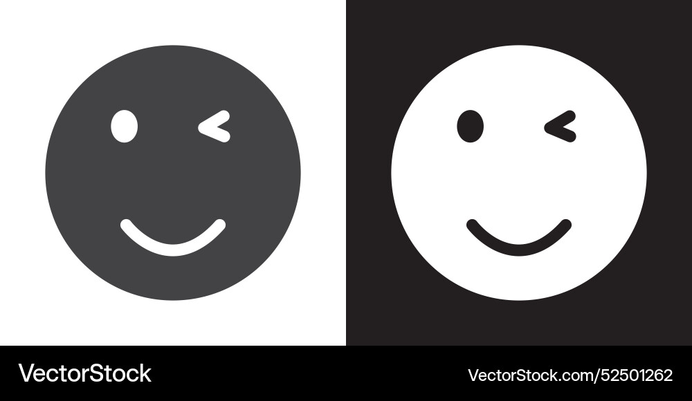 Winking eye icon Royalty Free Vector Image - VectorStock