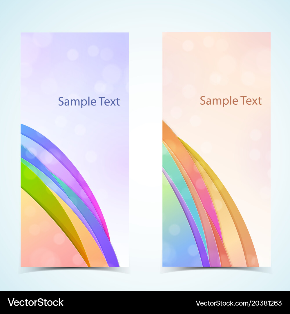 Card banners setrd Royalty Free Vector Image - VectorStock