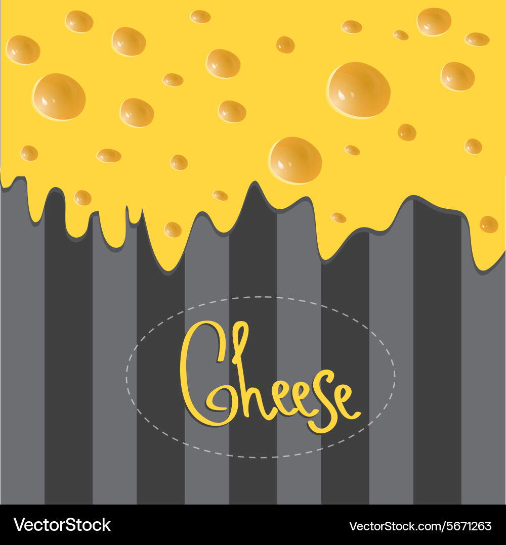 Cheese brochure on background made Royalty Free Vector Image