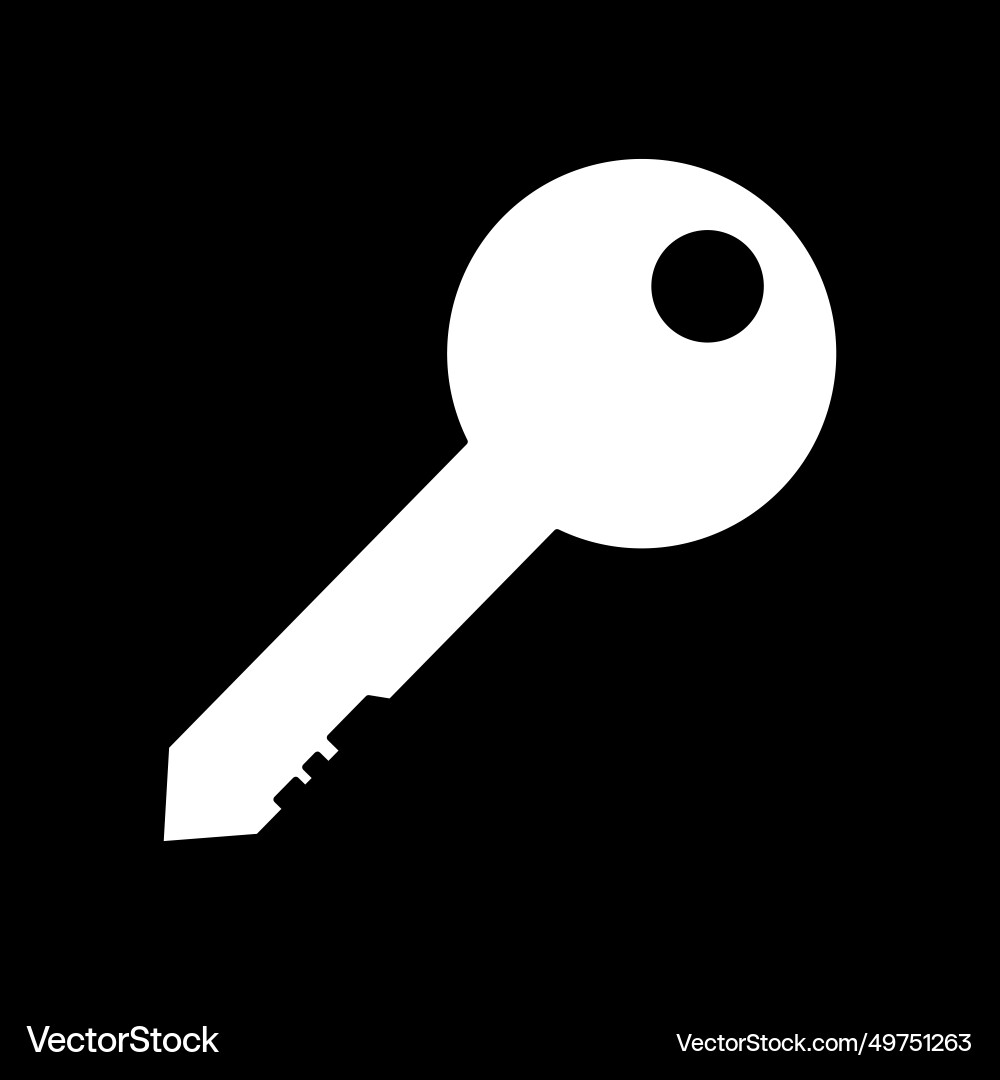 Key icon logo image Royalty Free Vector Image - VectorStock