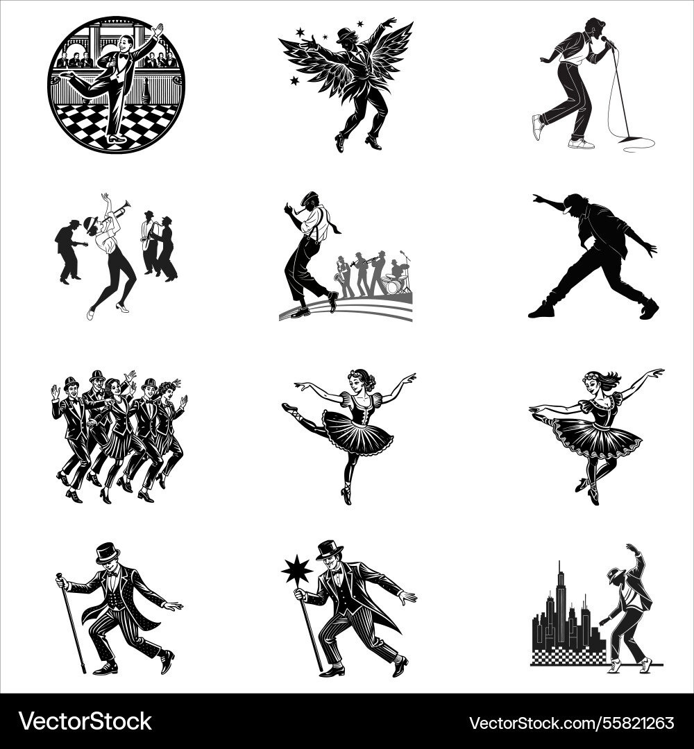 Tap dancer Royalty Free Vector Image - VectorStock