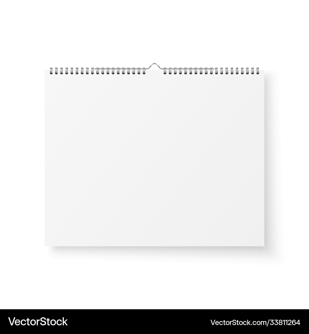 3d realistic paper white blank wall Royalty Free Vector