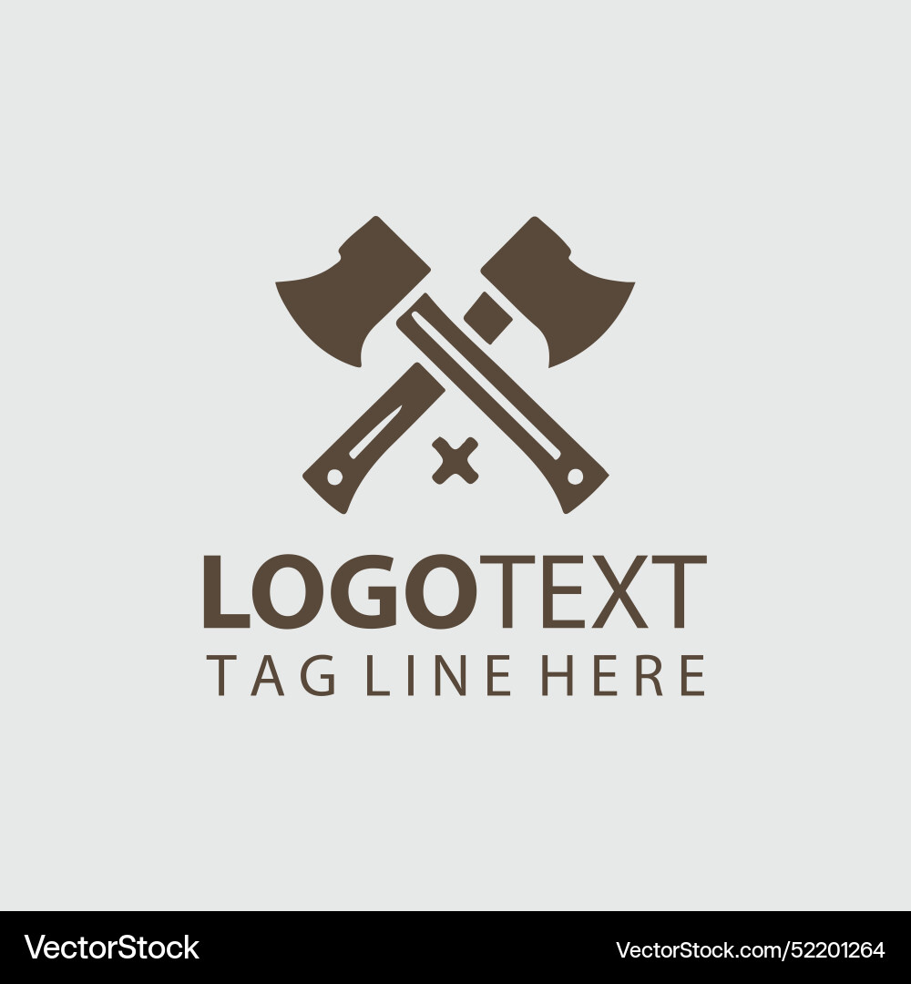 Axe logo Royalty Free Vector Image - VectorStock