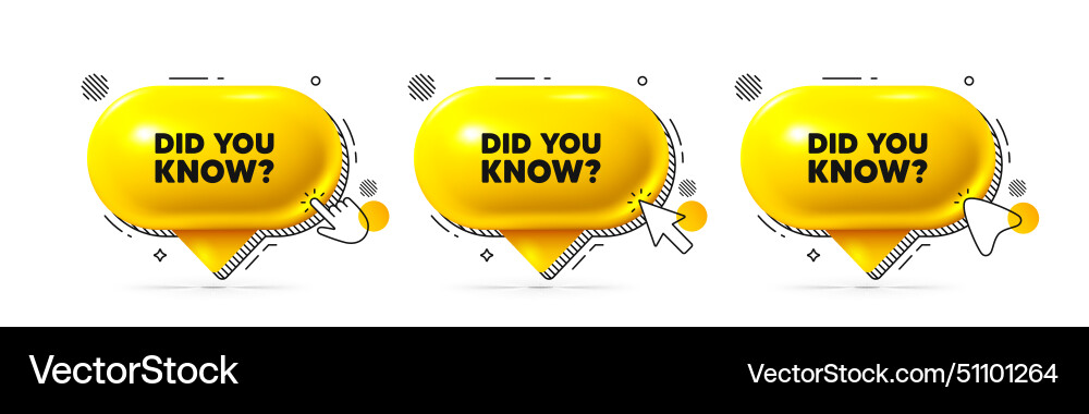 Did you know tag special offer question sign Vector Image