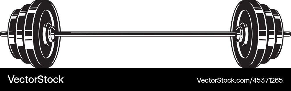 Barbell - weight or dumbbell sport design Vector Image