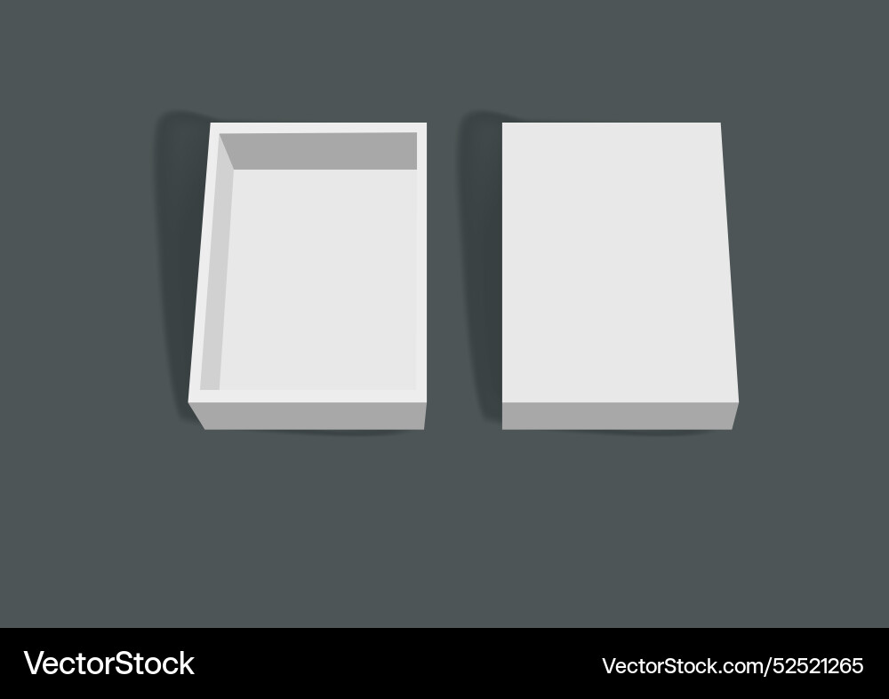 Box mockup Royalty Free Vector Image - VectorStock