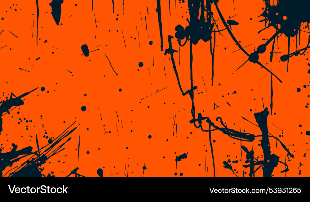 Dark Orange Grunge Texture Royalty Free Vector Image