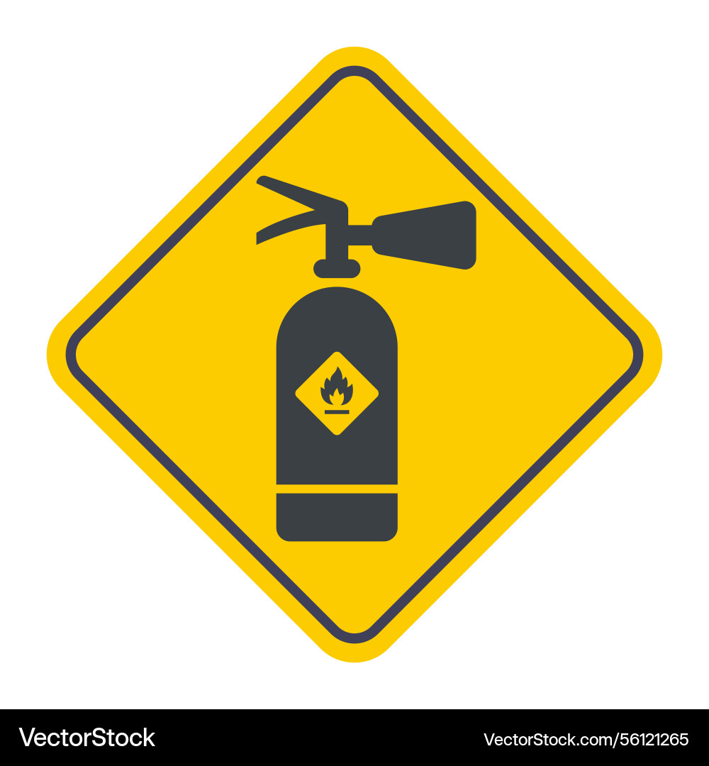 Fire extinguisher icon Royalty Free Vector Image