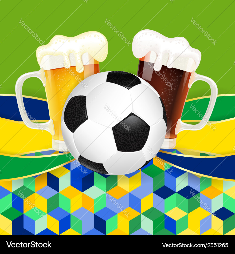 Soccer background Royalty Free Vector Image - VectorStock