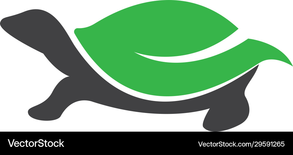 Turtle logo icon Royalty Free Vector Image - VectorStock