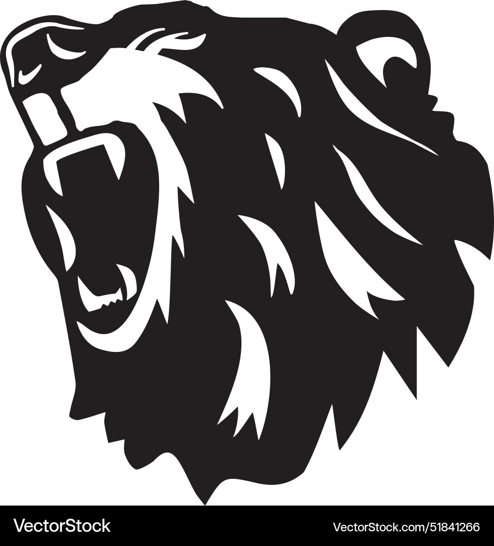 Bear roaring Royalty Free Vector Image - VectorStock