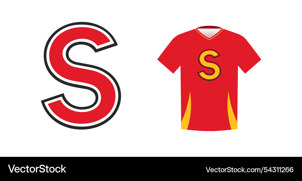 Outlined bold letter z for varsity college Vector Image