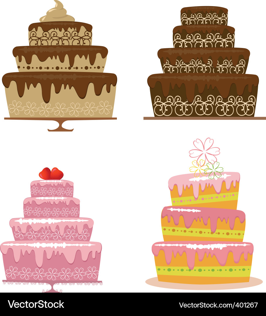 Cake Royalty Free Vector Image - VectorStock