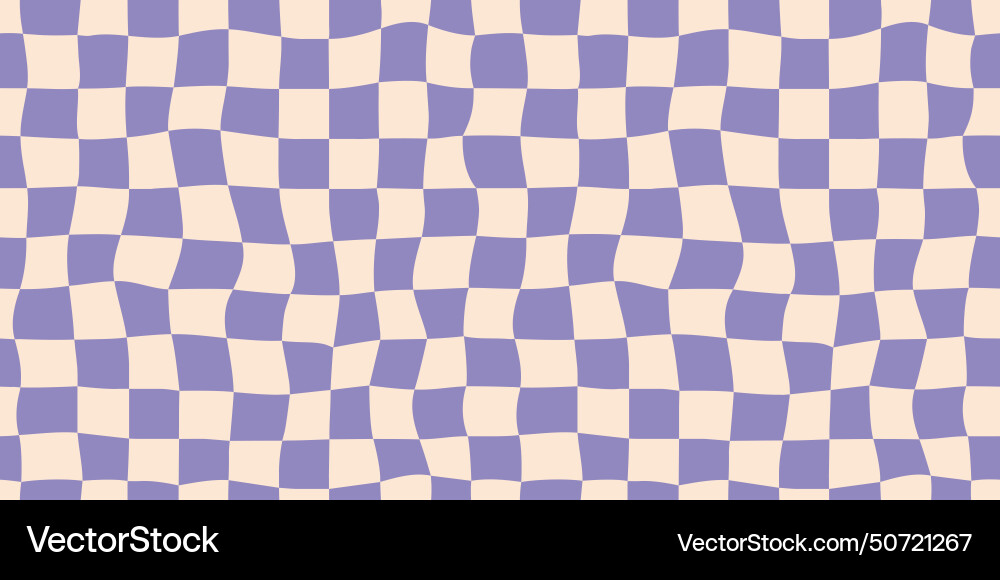 Seamless purple checkerboard pattern repeating Vector Image