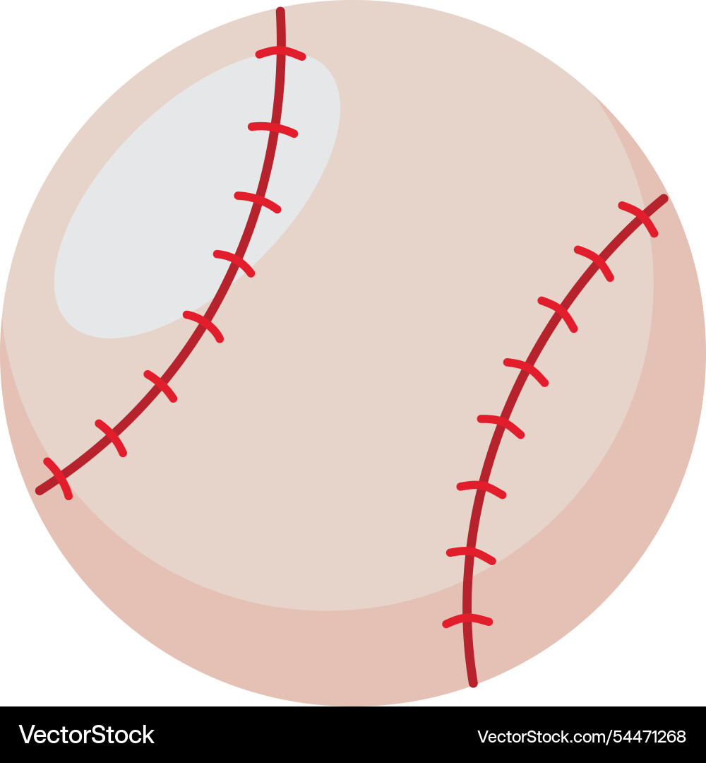Baseball ball championship Royalty Free Vector Image