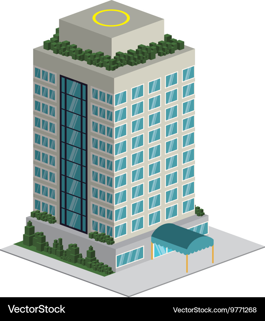 Hotel Building Icons