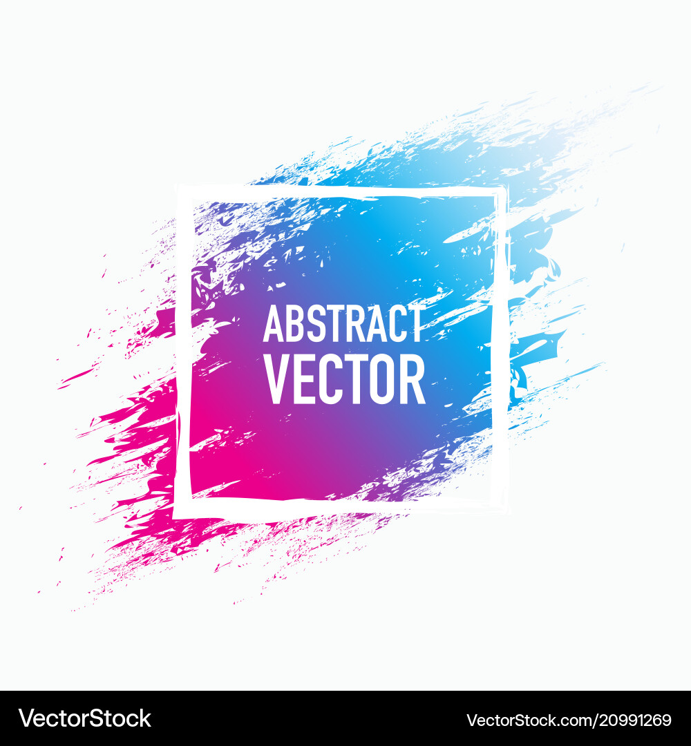 Abstract colour splash Royalty Free Vector Image