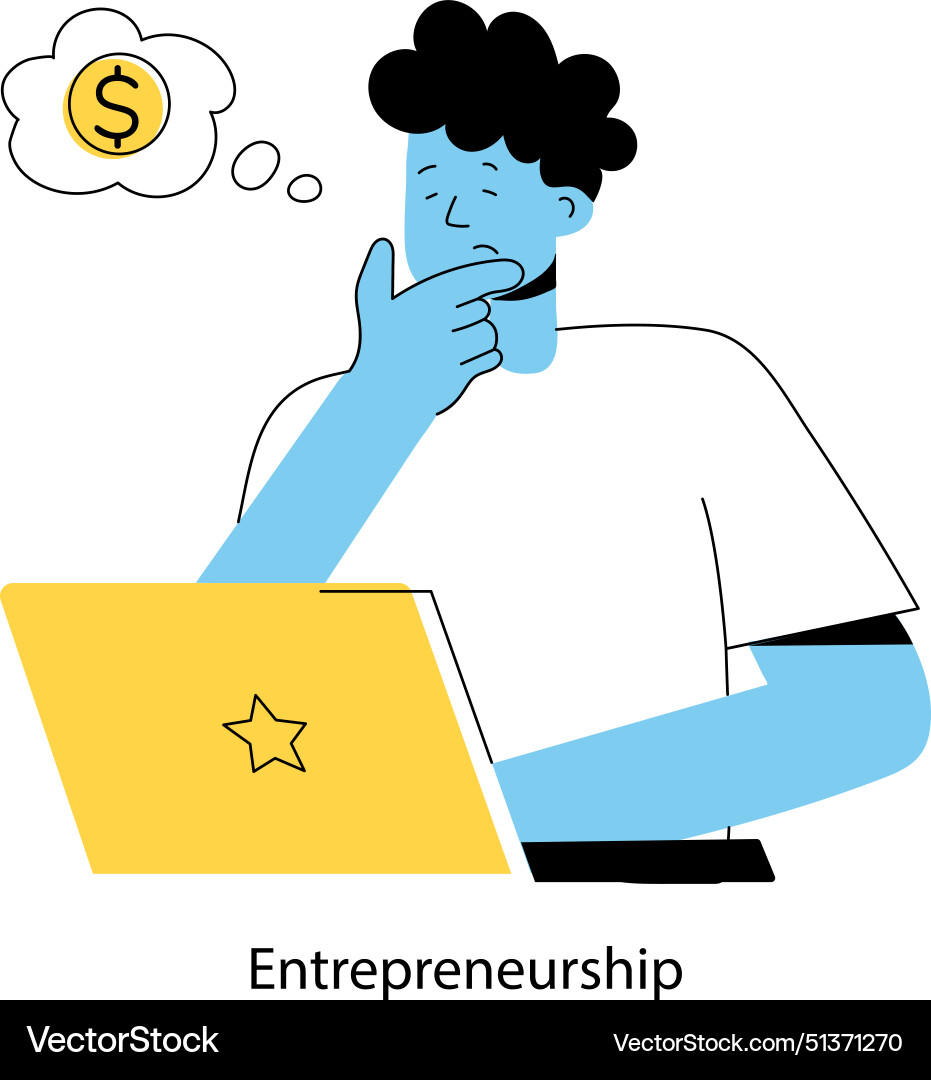 Entrepreneurship Royalty Free Vector Image - VectorStock