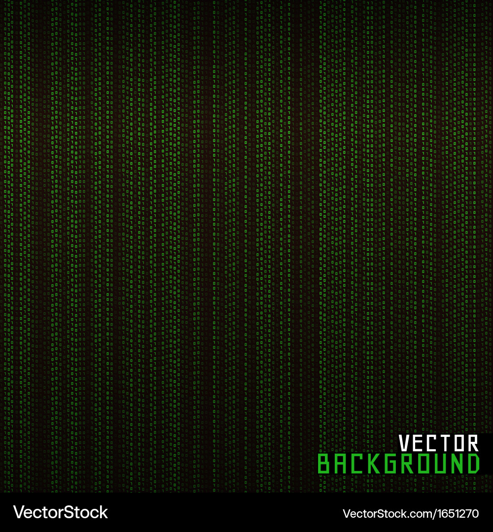 Matrix background Royalty Free Vector Image - VectorStock