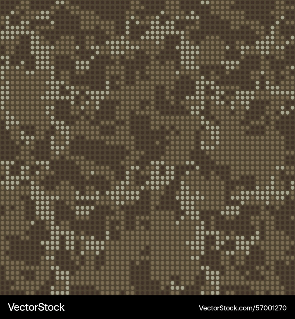 Seamless camouflage pattern digital camo Vector Image