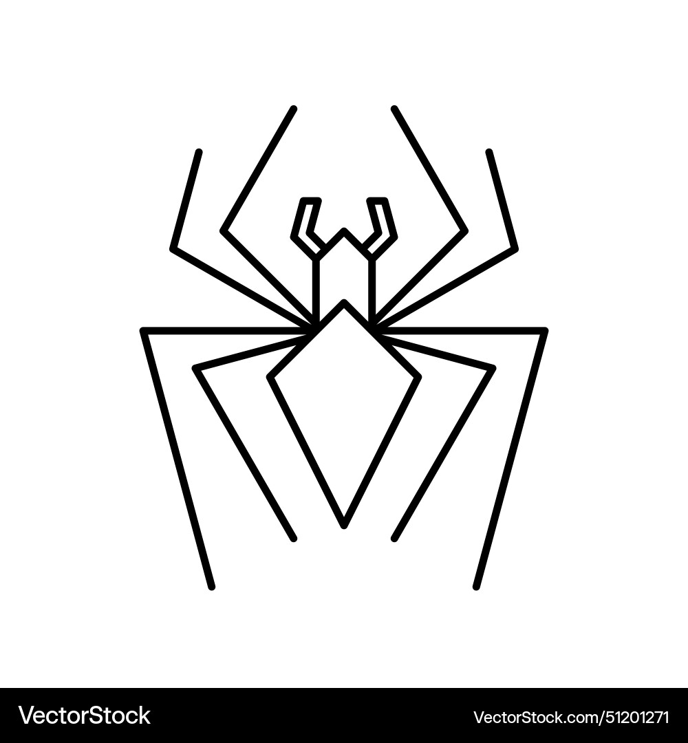 Spider logo Royalty Free Vector Image - VectorStock