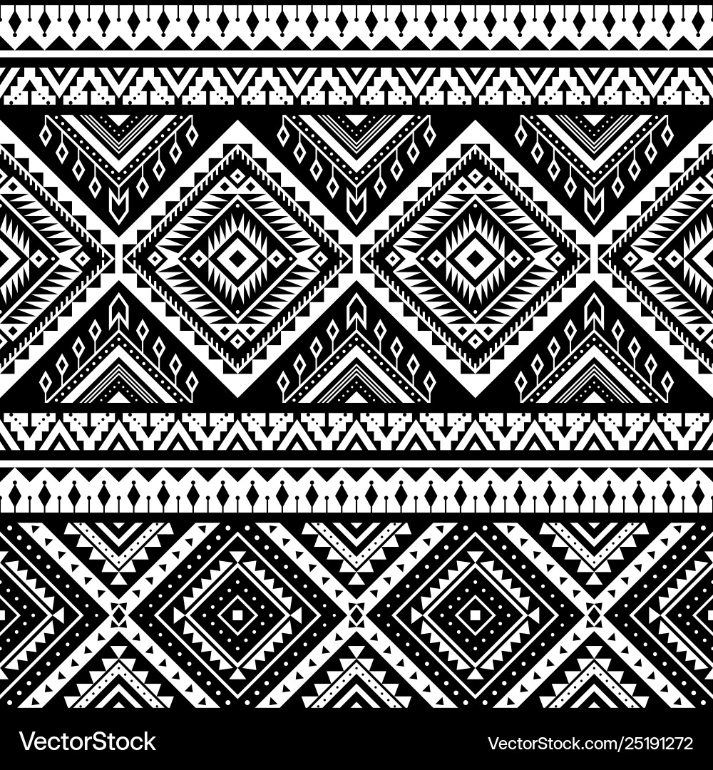 Aztec Tribal Pattern Royalty Free Vector Image